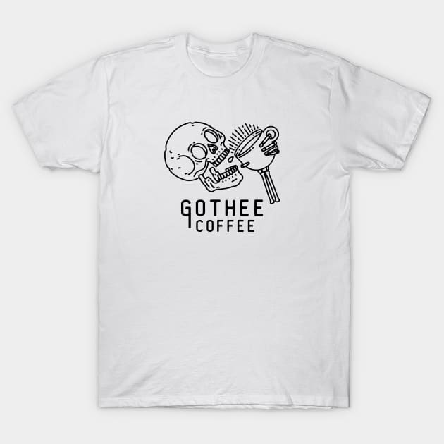 Gothee Coffee Logo - Coffee - T-Shirt | TeePublic