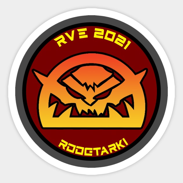 RVE Roogtarki Color Logo - Rve - Sticker | TeePublic