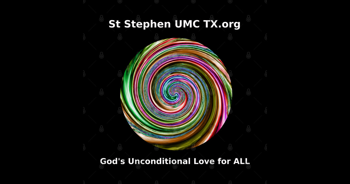 St. Stephen Rainbow Swirl 01 - Church - Sticker | TeePublic