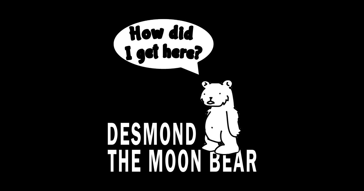 Desmond the Moon Bear - Asdfmovie - Sticker | TeePublic
