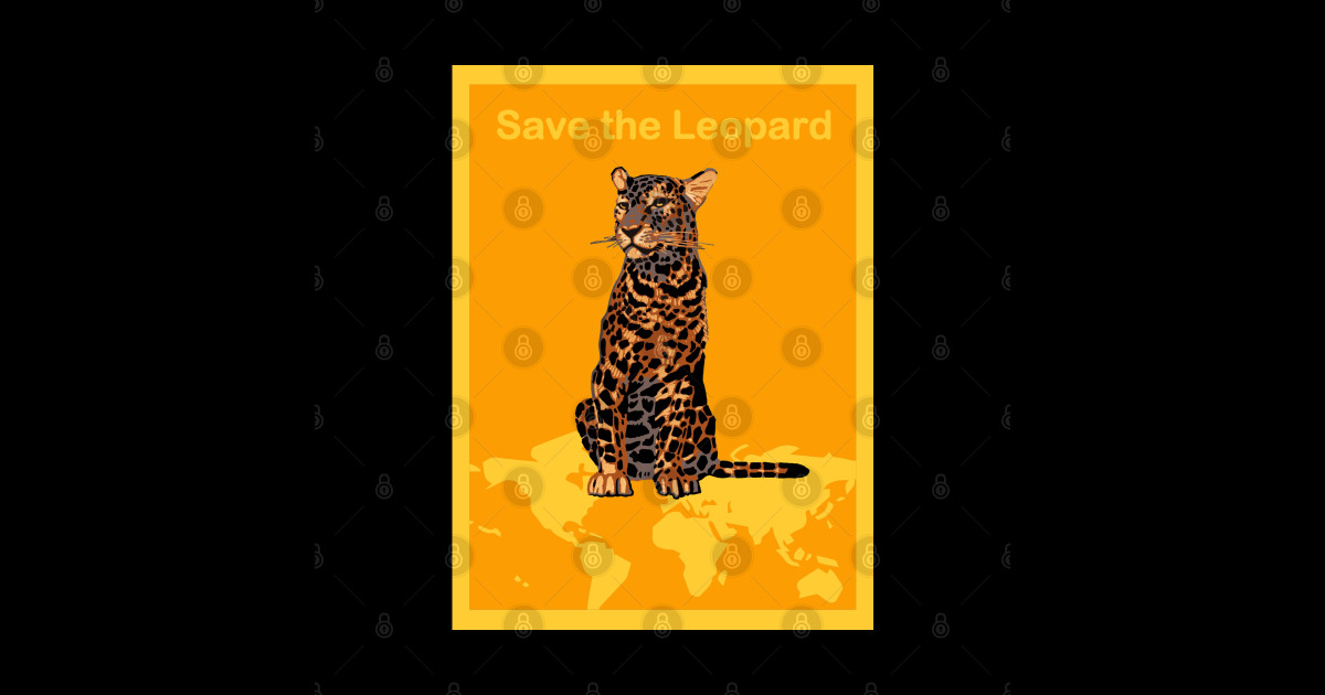 Save The Leopard - Leopard Big Cat Cat African Leopard Ind - Sticker ...