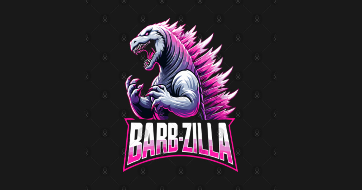 Godzilla Minus One Barb-Zilla | Funny Barbie extension - Godzilla Minus ...