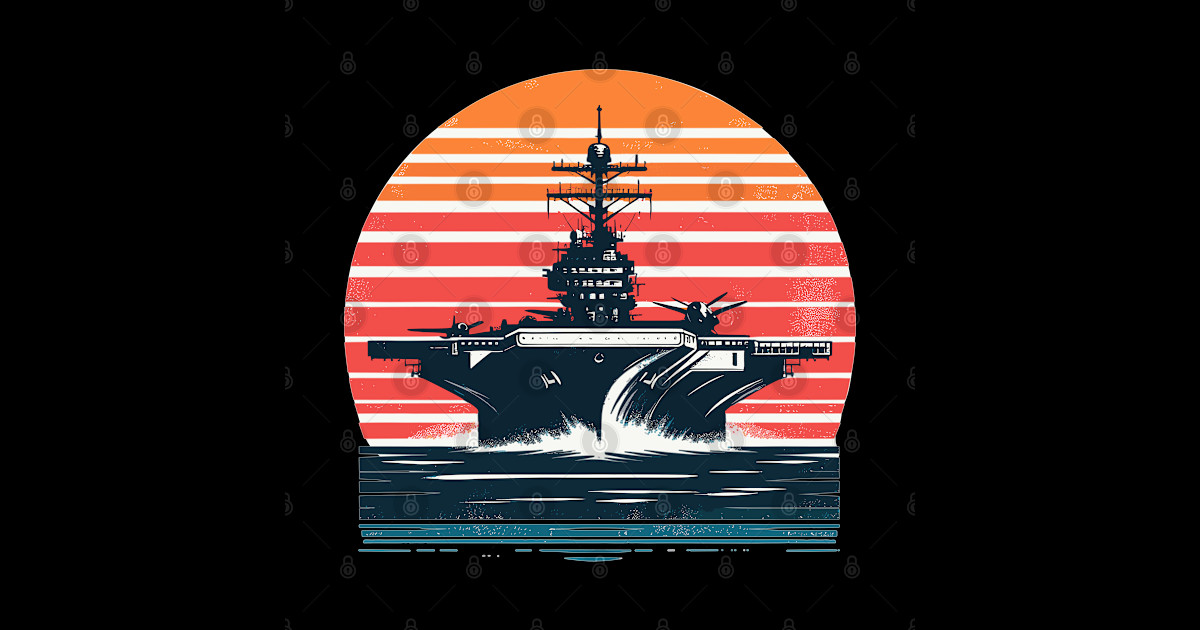Aircraft carrier - Aircraft Carrier - Sticker | TeePublic