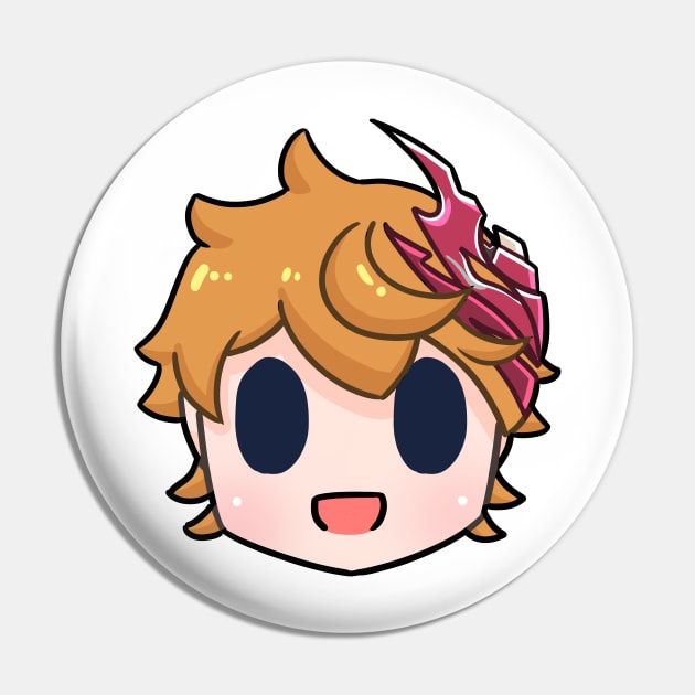 Genshin impact Childe Tartaglia chibi head - Genshin Impact - Pin ...