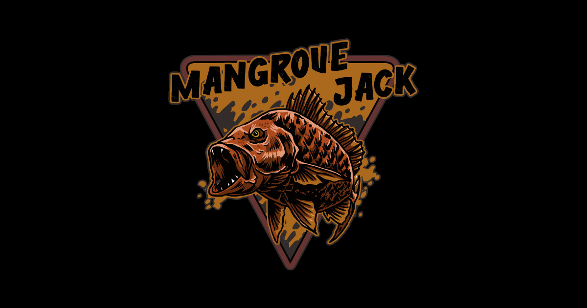 MANGROVE JACK - Fishing - Sticker | TeePublic