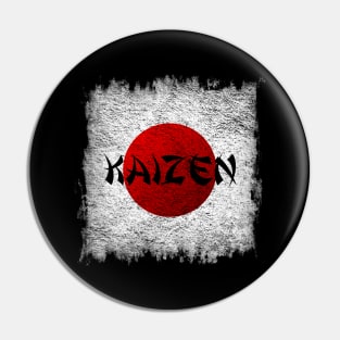 Continuous Improvement Kaizen Kanji Pins and Buttons for Sale | TeePublic