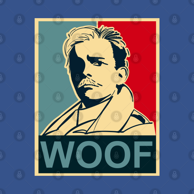 Lord Flashheart - Woof Woof Quote - Blackadder - T-Shirt | TeePublic