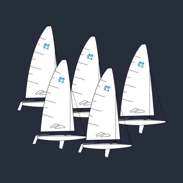 MC Scow Sailboats Racing - Mc Scow Sailboats Racing - T-Shirt | TeePublic