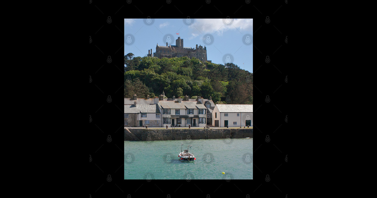 St Michael's Mount From The Ferry Boat - Cornwall - Magnet | TeePublic