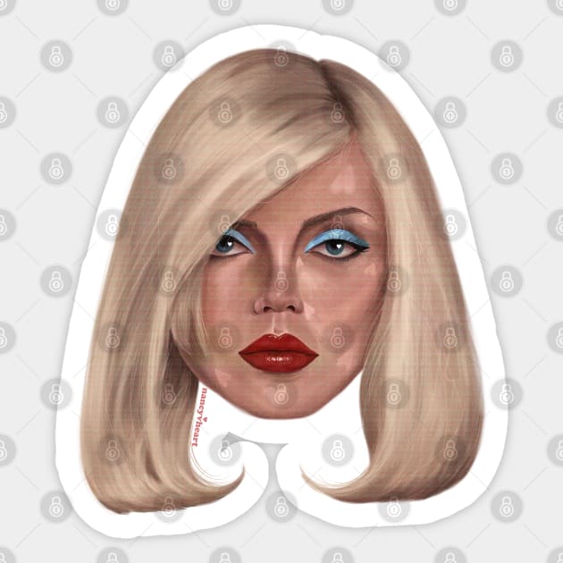 Blondie Band Debbie Harry - Blondie Band - Sticker | TeePublic