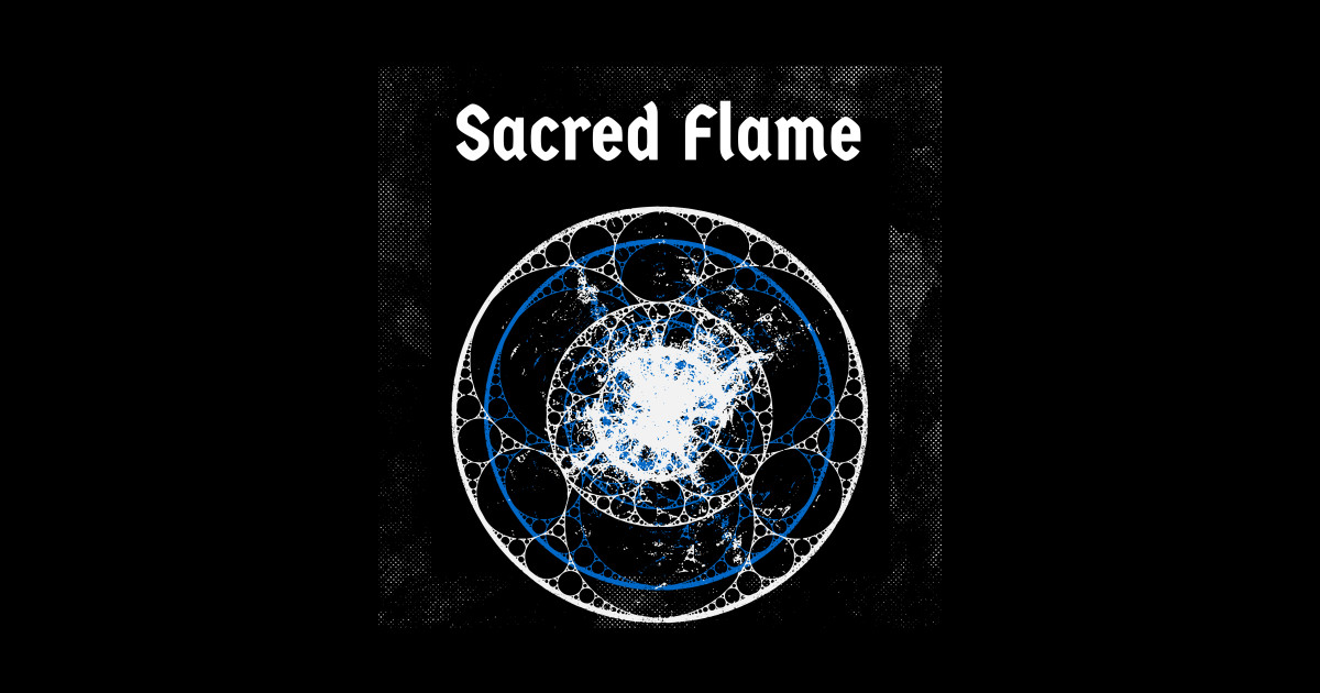 Sacred Flame - Dnd - Sticker | TeePublic