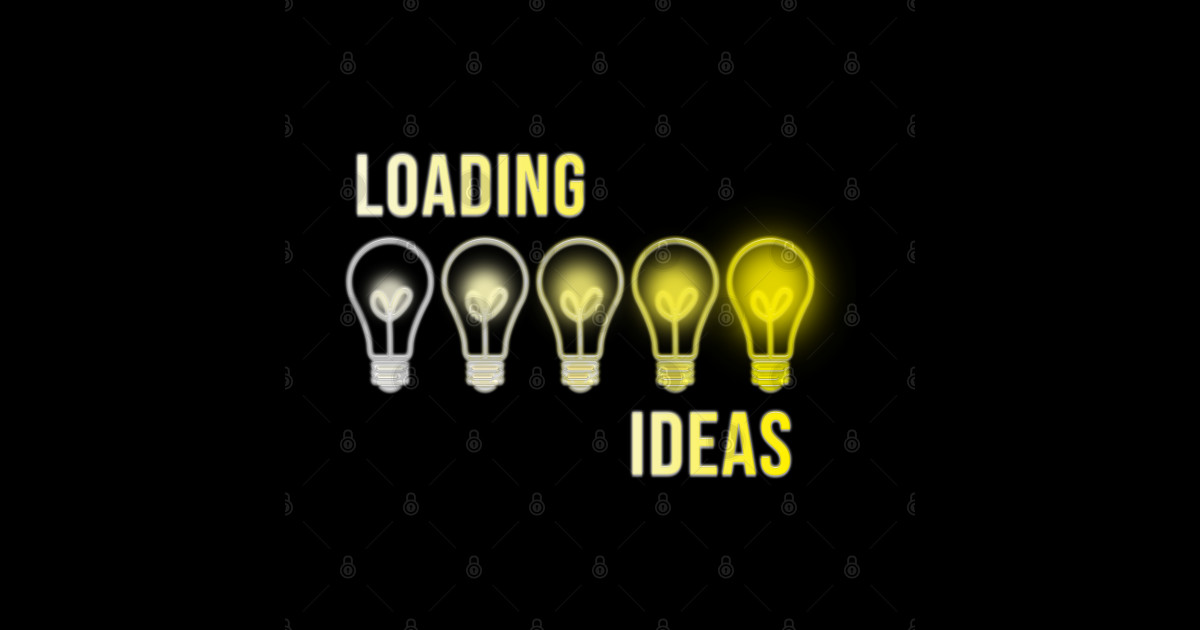loading ideas - Loading Ideas - Sticker | TeePublic