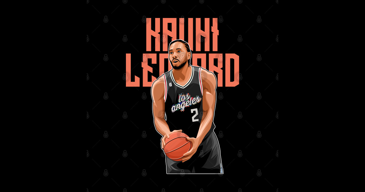 Kawhi Leonard Prepare to Shoot #2 Bold - Kawhi Leonard - Sticker ...