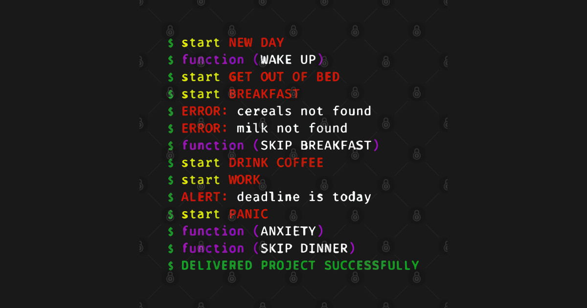 The life of a programmer - Programmer Gifts - T-Shirt | TeePublic