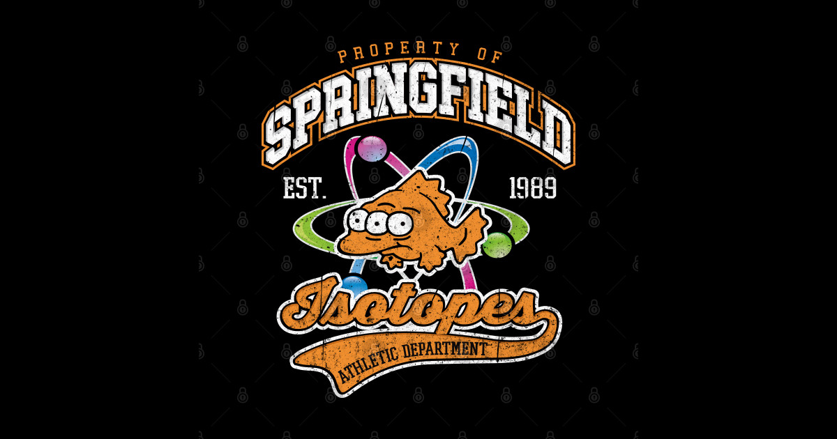 Property of Springfield Isotopes - Isotopes - Sticker | TeePublic