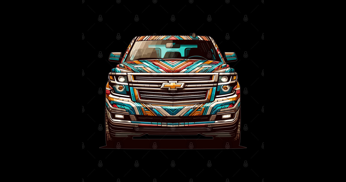 Chevrolet Suburban - Chevrolet - Sticker | TeePublic