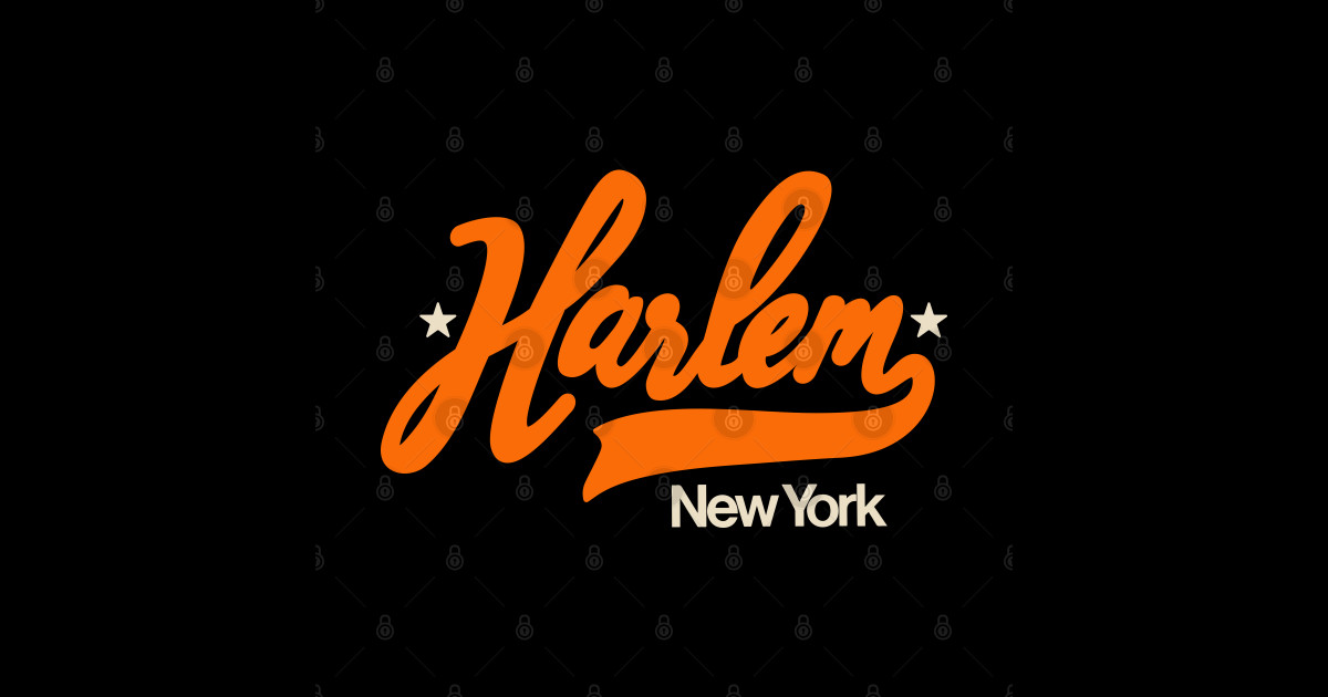 Vintage Harlem New York - Retro Harlem Logo - Harlem Shirt - New York ...
