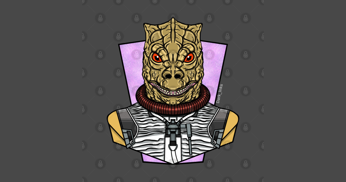 Bossk Bounty Hunter - Science Fiction - T-Shirt | TeePublic