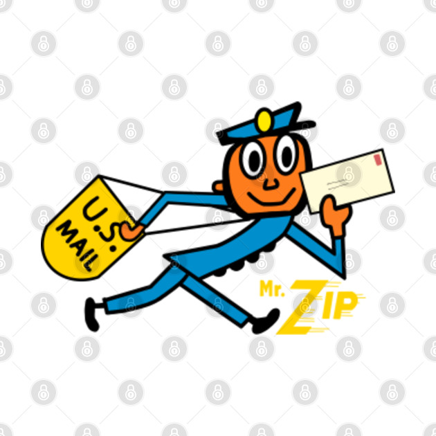 mr.zip us mail - Mr Zip - T-Shirt | TeePublic