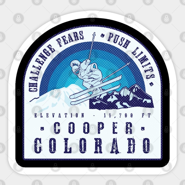 Ski Cooper Colorado - Ski Cooper Colorado - Sticker | TeePublic