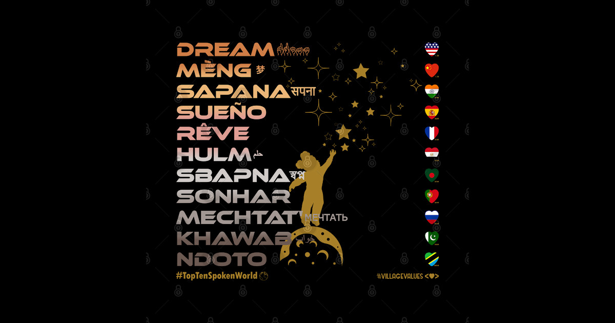 DREAM: Say ¿Qué? Top Ten Spoken (World) (Boho) - Say Dream - Sticker ...