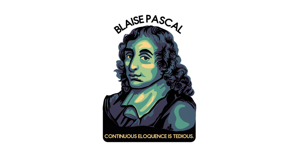 Blaise Pascal - Blaise Pascal - T-Shirt | TeePublic