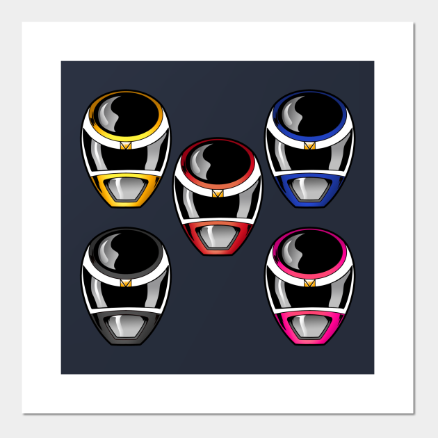 Power Rangers in Space team - Power Rangers - Posters and Art Prints ...