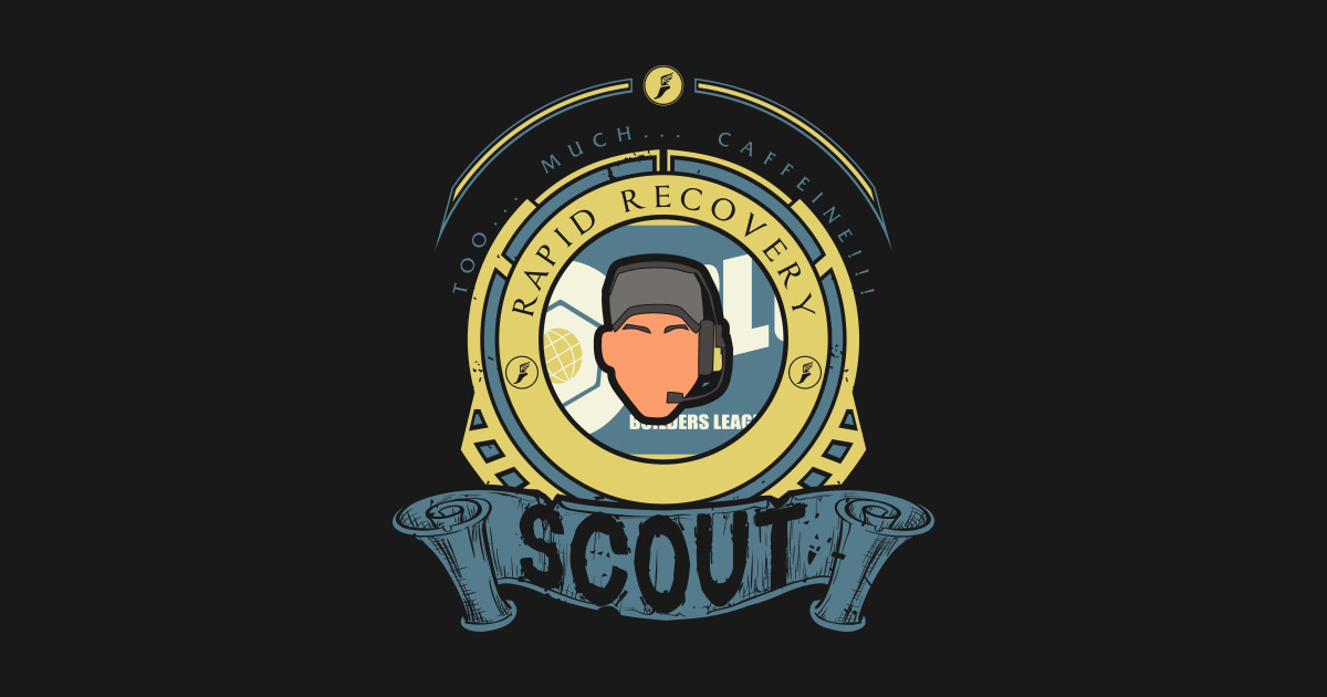 Scout - Blue Team - Team Fortress - T-Shirt | TeePublic