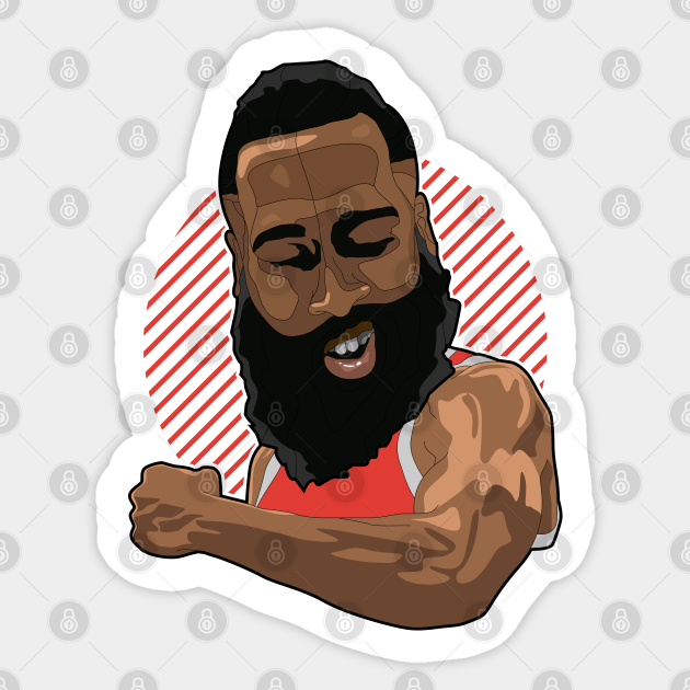 James Harden - Basketball - Sticker | TeePublic