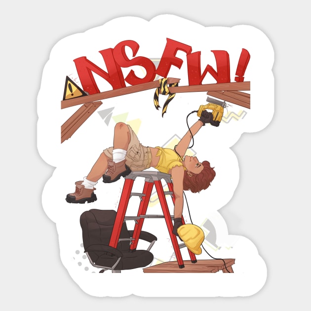 NSFW - I VIOLATE OSHA REGULATIONS - Osha - Sticker | TeePublic