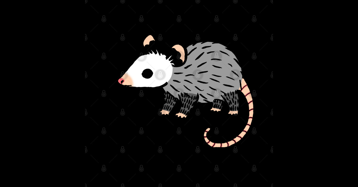 Possum opossum Heck Recolor - Opossum - Sticker | TeePublic