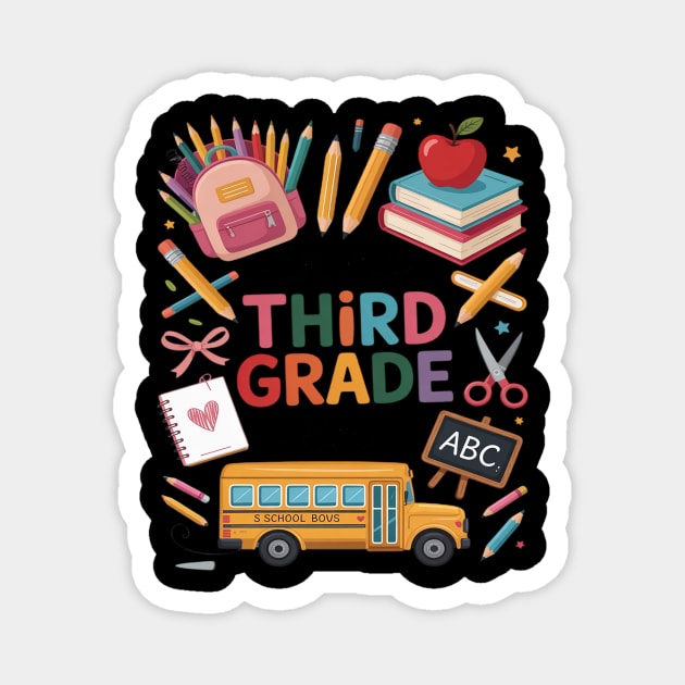 3rd Grade Era Girls 1st Day of School Backpack Bus Pencil - 3rd Grade ...
