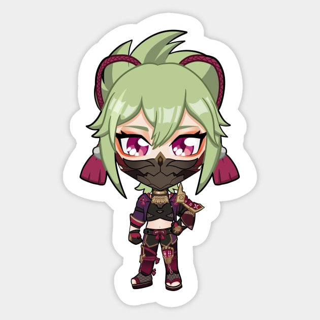 Kuki Shinobu - Genshin Impact - Sticker | TeePublic