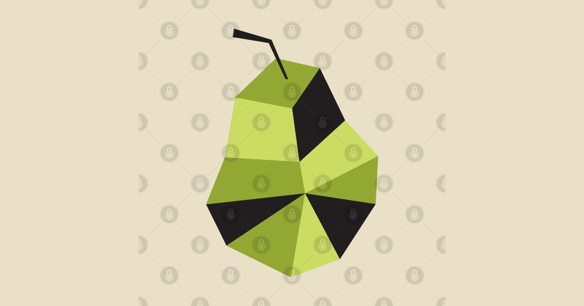 Cubism Pear - Pear - T-Shirt | TeePublic