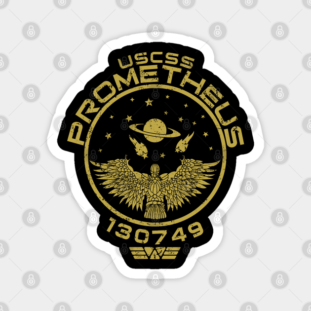USCSS PROMETHEUS - Sci Fi Movies - Magnet | TeePublic