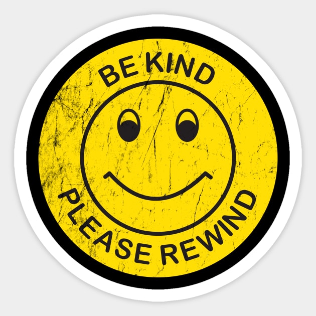 Be Kind Please Rewind - Vhs - Sticker | TeePublic