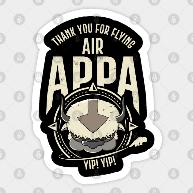 Air Appa - Avatar - Air Appa - Sticker | TeePublic