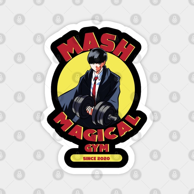 MASHLE: MAGIC AND MUSCLES (MASH MAGICAL GYM) - Mashle - Magnet | TeePublic