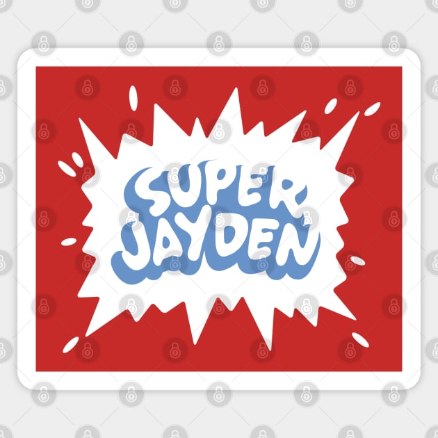 Super Jayden - Super Jayden - Sticker | TeePublic