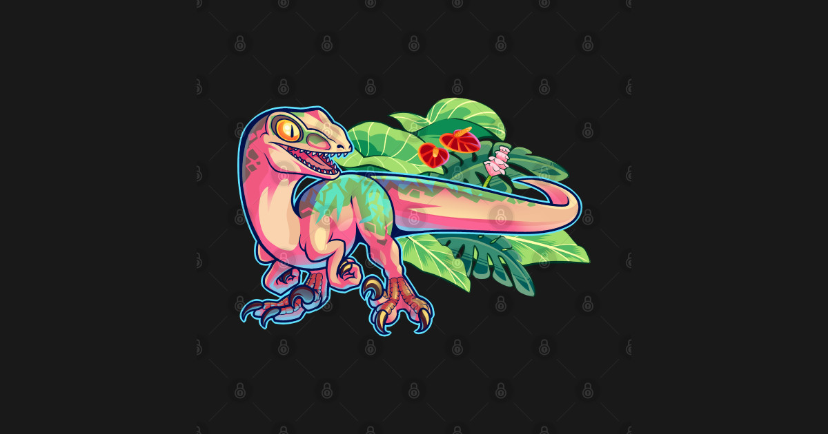Raptor Echo - Dinosaur - T-Shirt | TeePublic