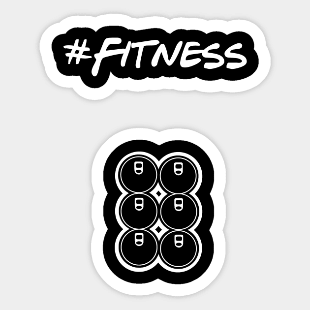 Six pack - Dad - Sticker | TeePublic