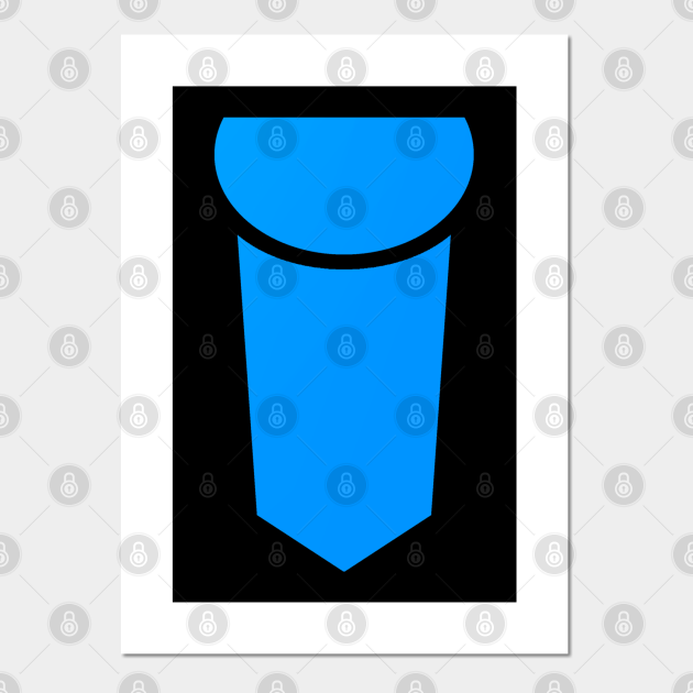 Invincible blue symbol - Invincible - Posters and Art Prints | TeePublic