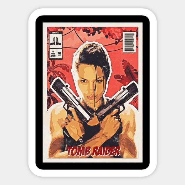 Tomb Raider Comic - Tomb Raider - Sticker | TeePublic