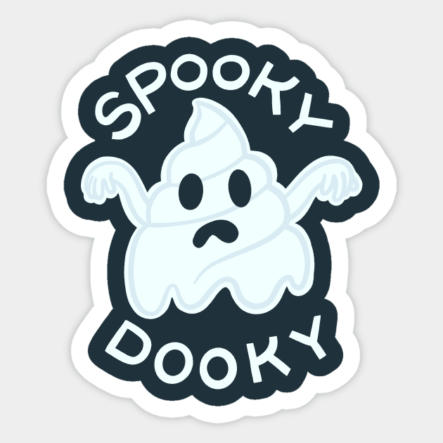 A Haunting Spectre - Spooky Dooky - Spooky Dooky - Sticker | TeePublic