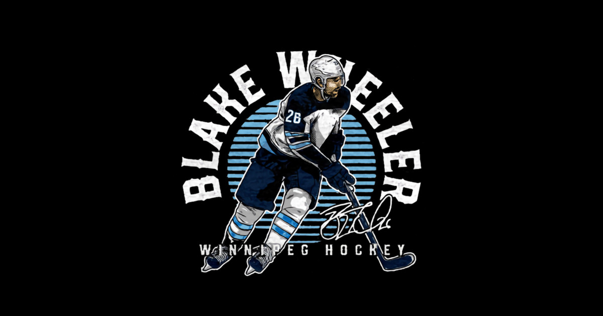 blake wheeler emblem - Hockey Player - Sticker | TeePublic
