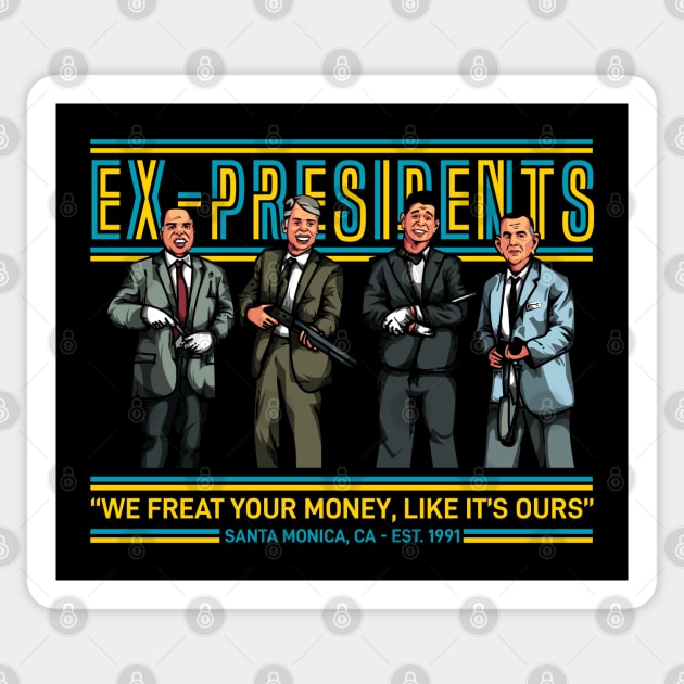 Ex Presidents, Point Break - Point Break - Sticker | TeePublic