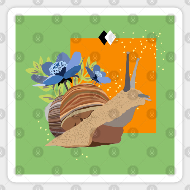 Slow Snail - Slow Snail - Sticker | TeePublic