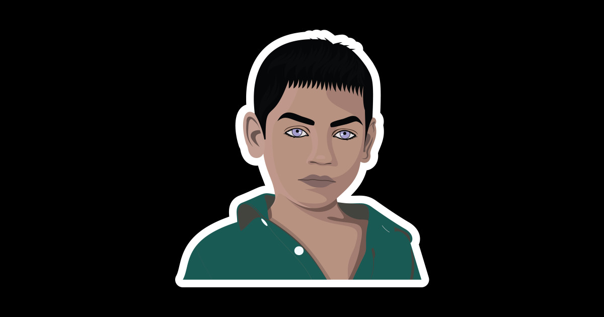 Vector illustration cartoon of poor boy, Uneducated boy logo. Homeless ...