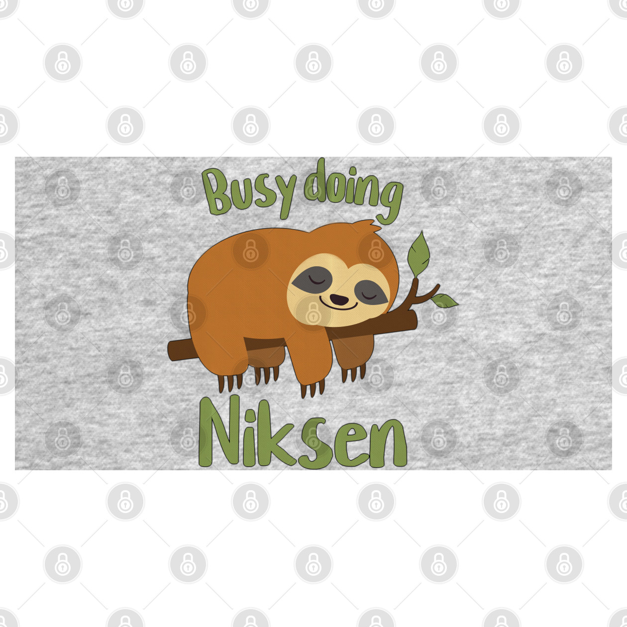 CUTE SLOTH - Busy doing Niksen - Niksen - T-Shirt | TeePublic