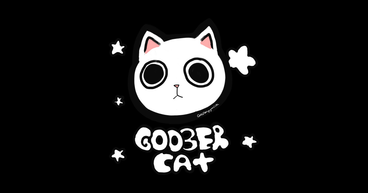 Goober Cat - Cat - Sticker | TeePublic